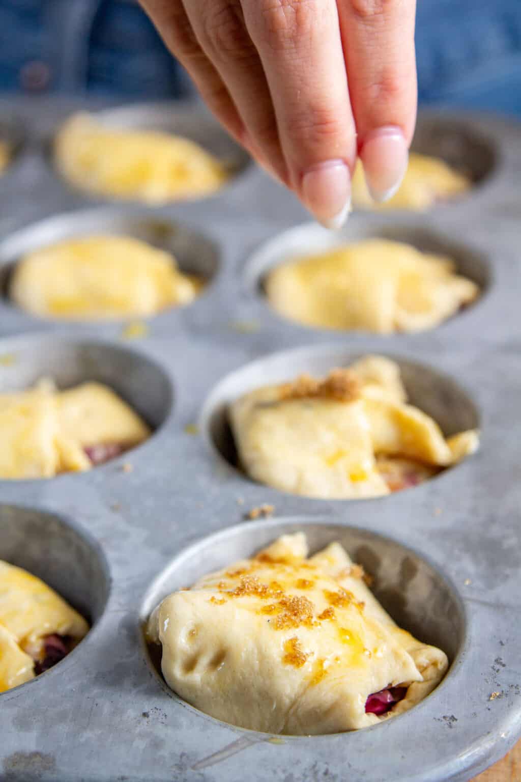 An Easy Two-bite Dessert: Lemon Cheesecake With Blueberries ...